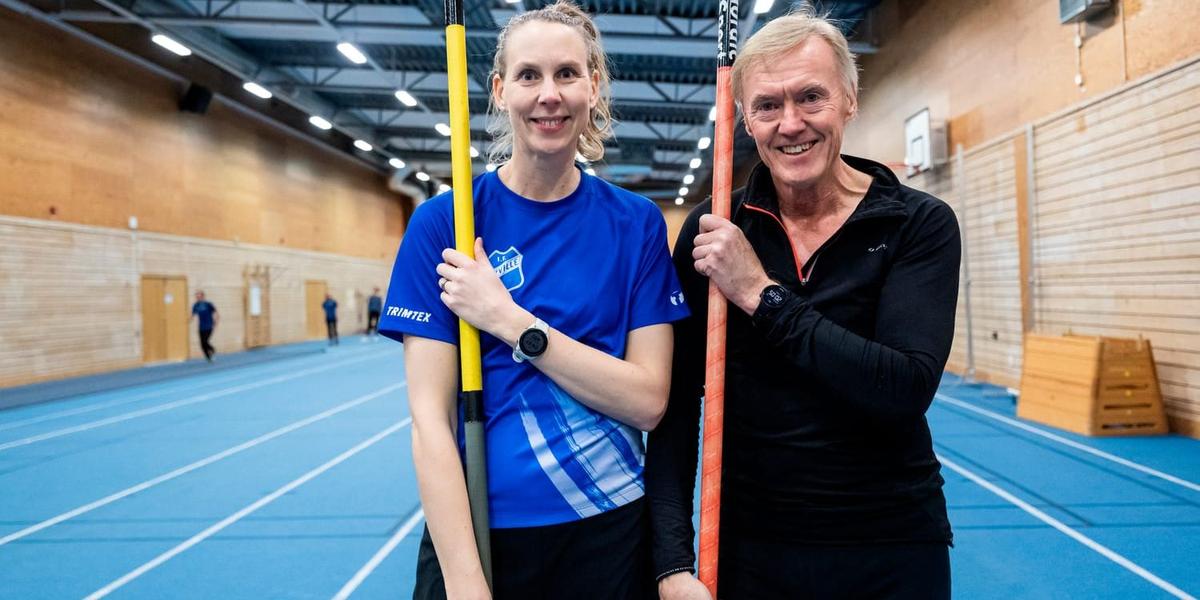 Tävlar i stavhopp med sin pappa – satsar mot Veteran-VM i Göteborg ...